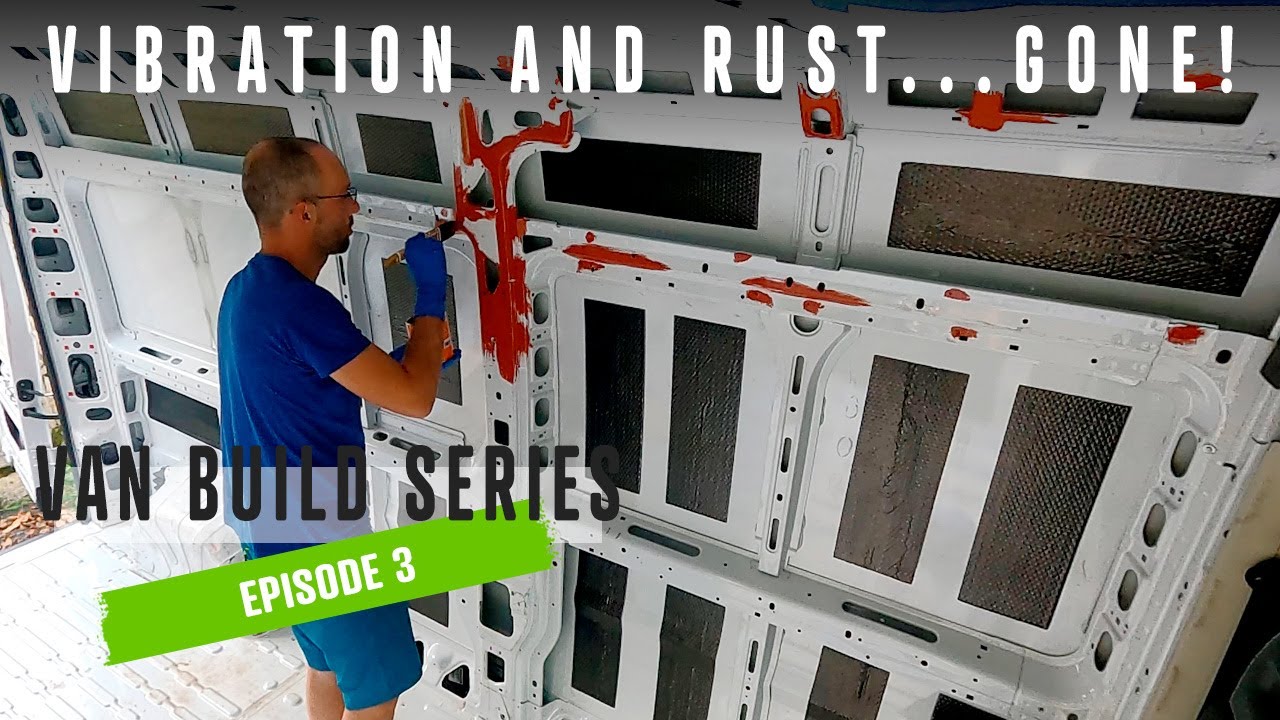 EP3 - Sound deadening with Noico and rust prevention [ DIY VAN BUILD ] - YouTube