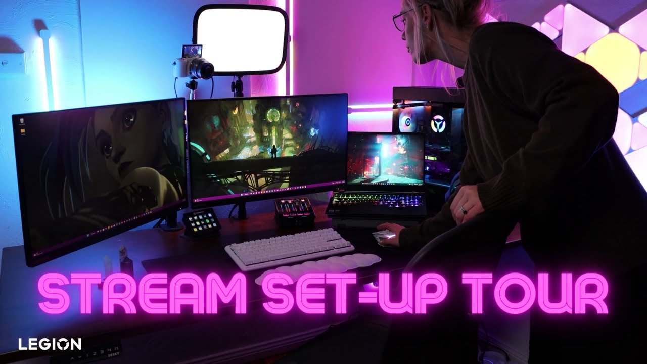 STREAM SET-UP TOUR! - YouTube