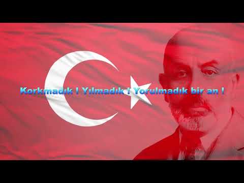 BAYRAK MARŞI 12 Mart Karaoke (Mi minör)