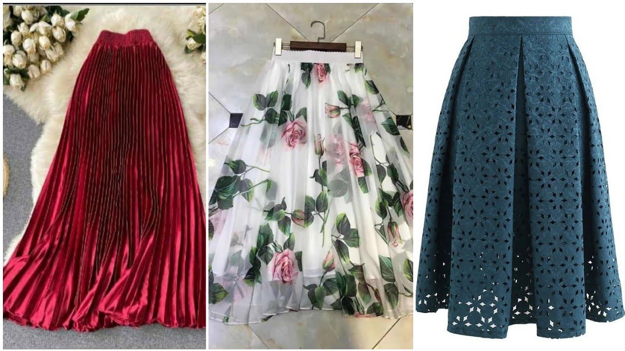 girls party wear scert design ideas/girls trending scerts /(trending ...