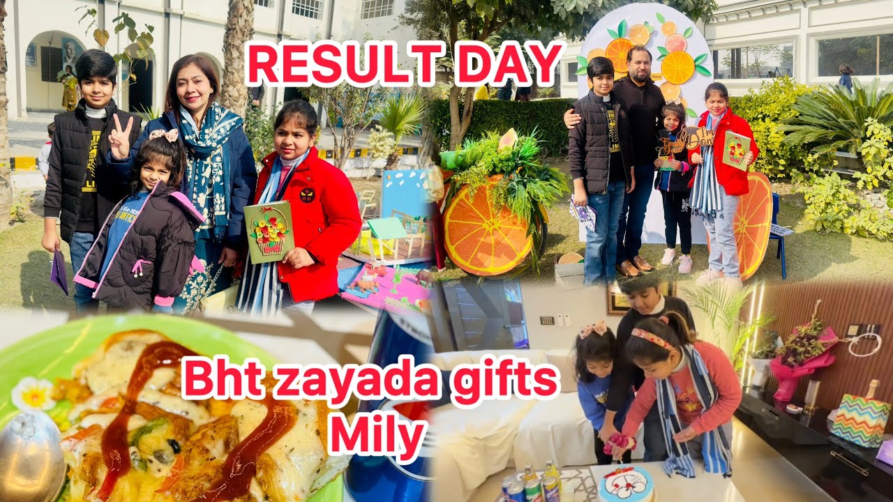 It’s A Result Day ️ || Bht zayada Gifts Mily🥰 || Family Vlog - YouTube
