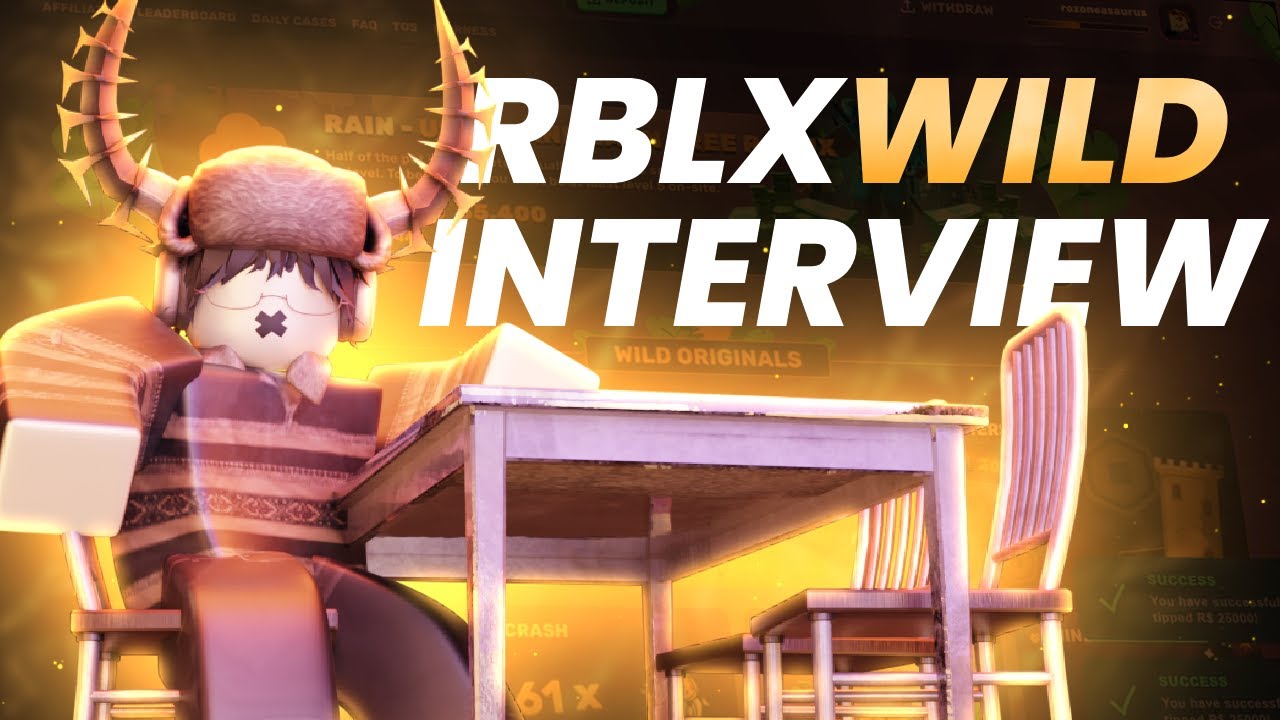 Interviewing The Founder of RBLXWild! - YouTube