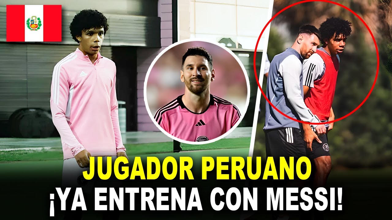 🔥Aparece NUEVO Jugador Peruano y SORPRENDE al entrenar con el mismo ...