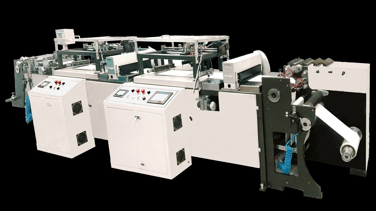 Double Head Screen Printing Machine With Repeat Pass Sensor | RK - YouTube