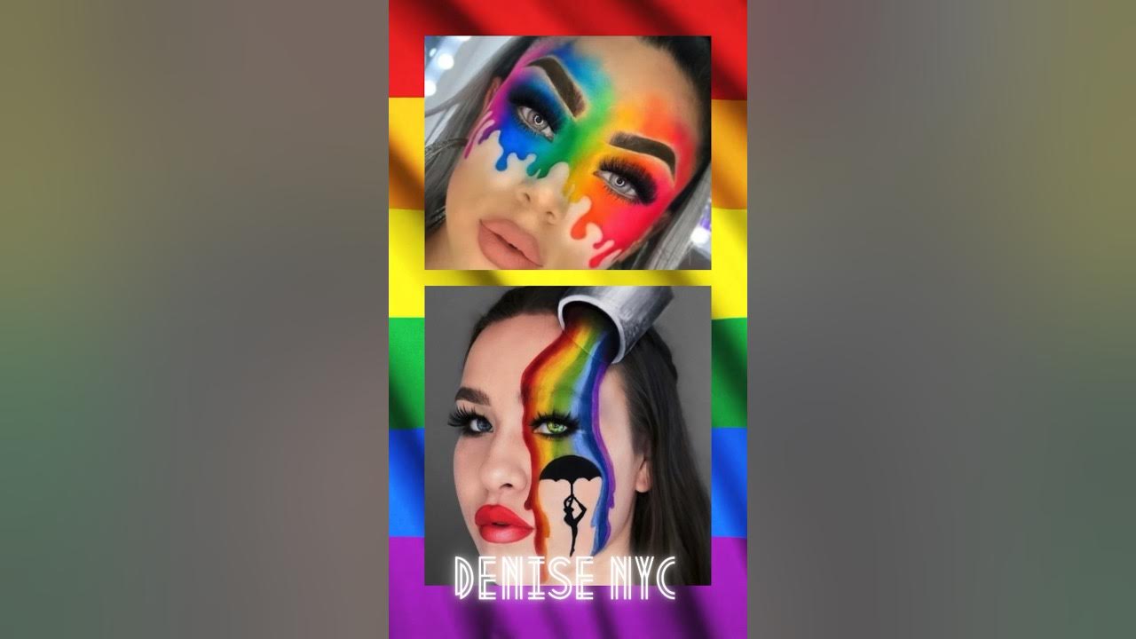 Pride Month Makeup Looks 🏳🌈🌈 Pridemakeuplook Pridemonth Youtube