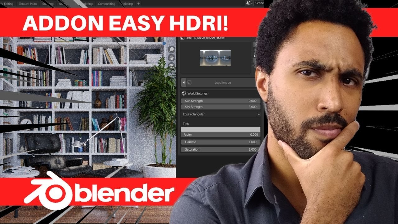EASY HDRI - O addon mais CONVENIENTE do Blender - YouTube