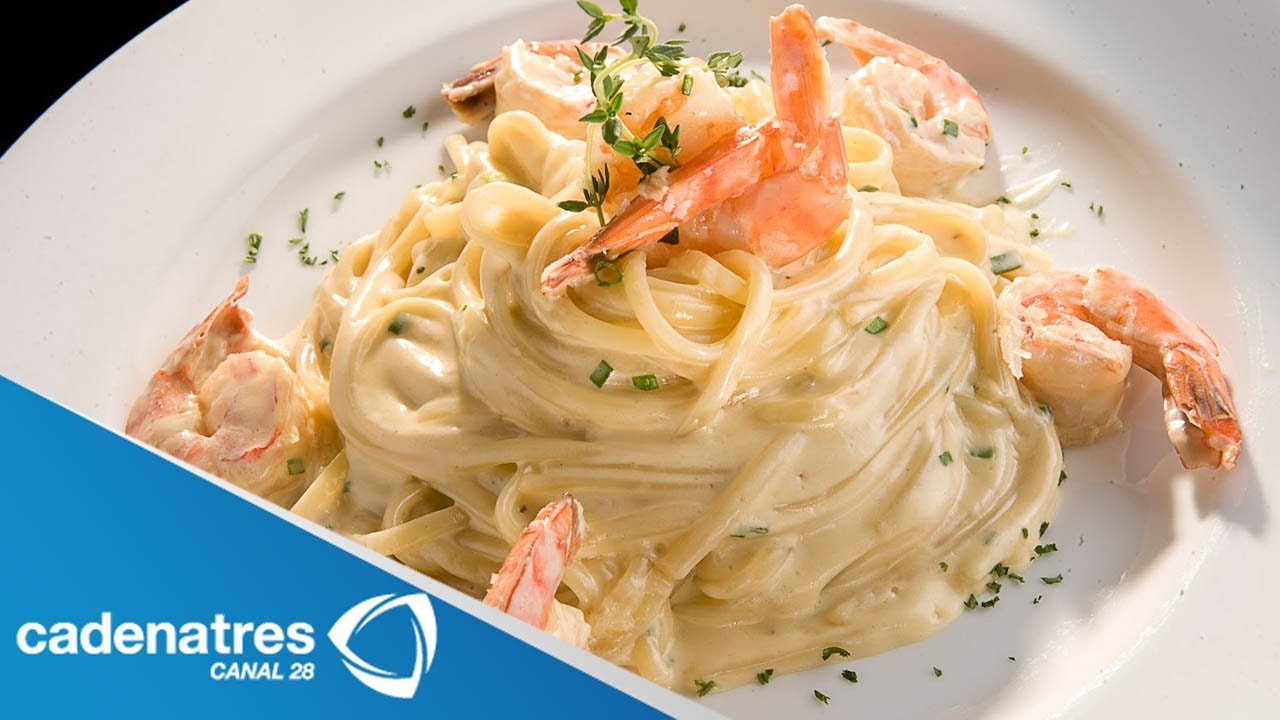 Receta Para Preparar Pasta Con Camarones Y Salsa De Tomate Cremosa