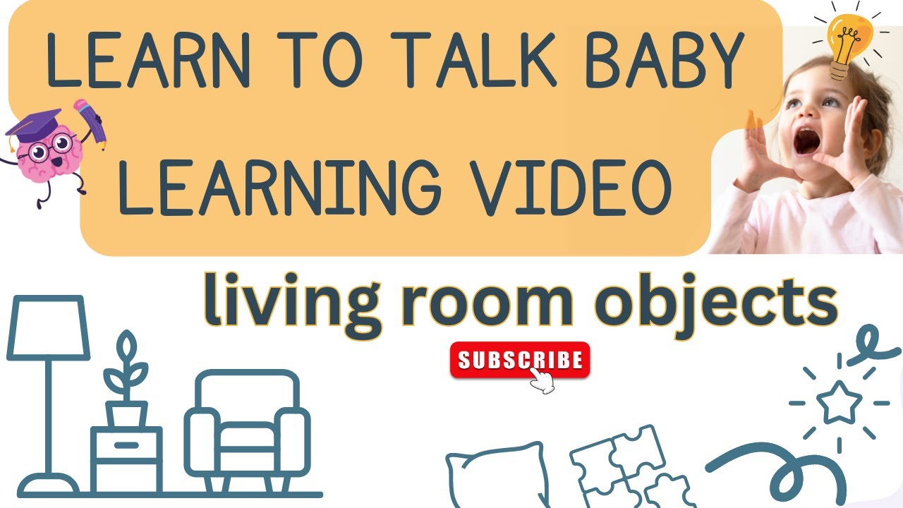 Baby Learning First Words Living Room for Babies - Toddler Videos ...