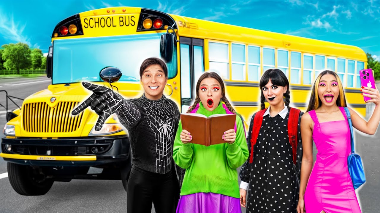 Nous Apprenons les Règles des Autobus Scolaires avec des Amis | Moments ...