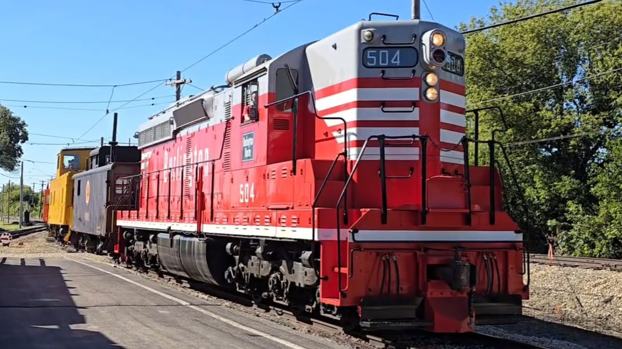 Burlington Northern 504 Train!! - YouTube