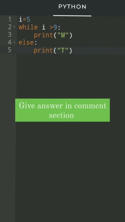 Comment Your Answer Pythonforbeginners Python Programminglanguage Codingchallenge