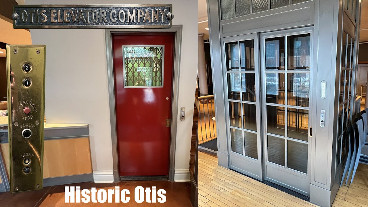 Historic 100 Year Old Otis Elevator - YouTube