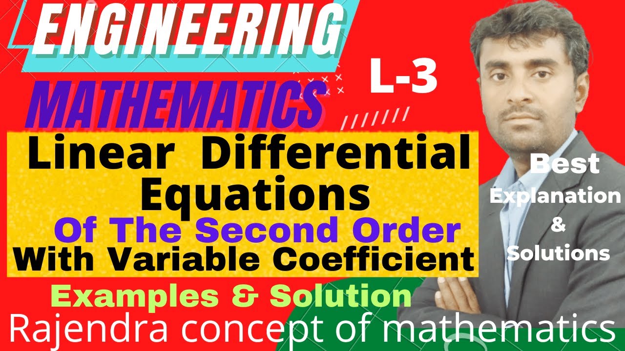 Linear Differential Equation Of Second Order With Variable Coefficients ...