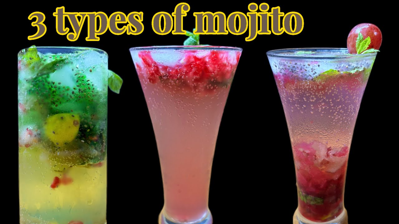 3 types of mojito recipes in just 3mins | Trishita’s kitchen | - YouTube