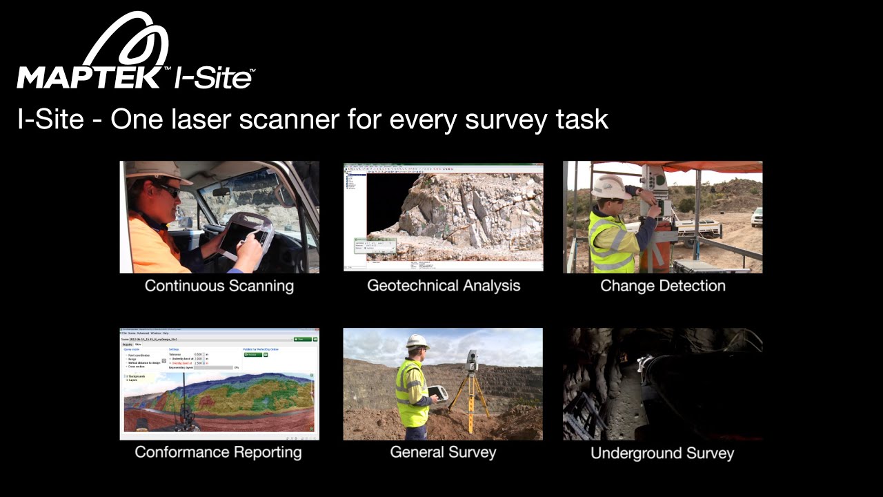 I-Site - One laser scanner for every survey task - YouTube