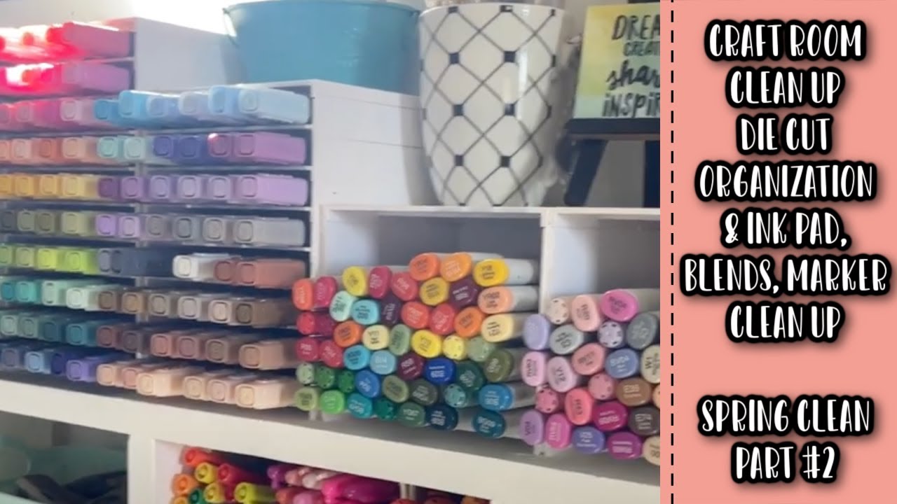 Craft Room Spring Clean Part 2 - Die Cut Clean Up & Organization - YouTube
