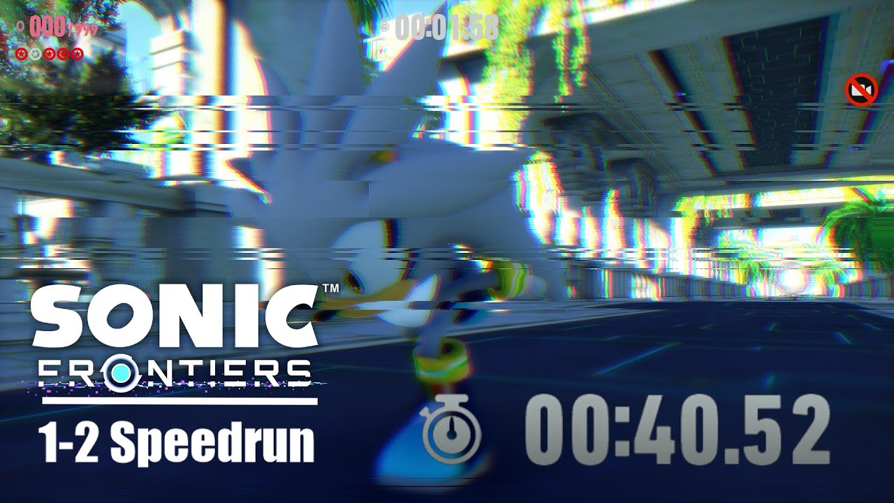 Sonic Frontiers 1-2 Speedrun || 40.52 - YouTube