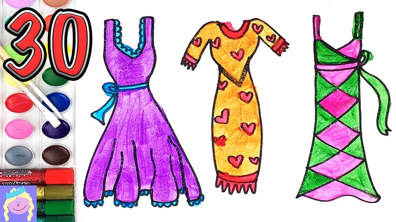 Drawing And Coloring 30-Minute Compilation Learning Video That Is Easy ...