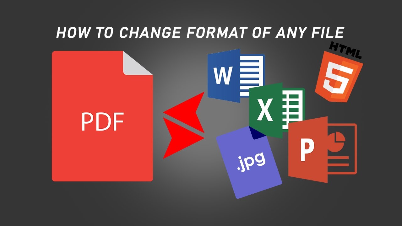 HOW TO CHANGE THE FORMAT OF ANY FILE IN HINDI - YouTube