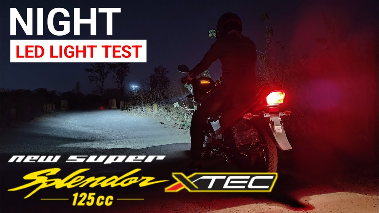 New Super Splendor Xtec LED Headlamp Night Light Review | LED Headlamp ...