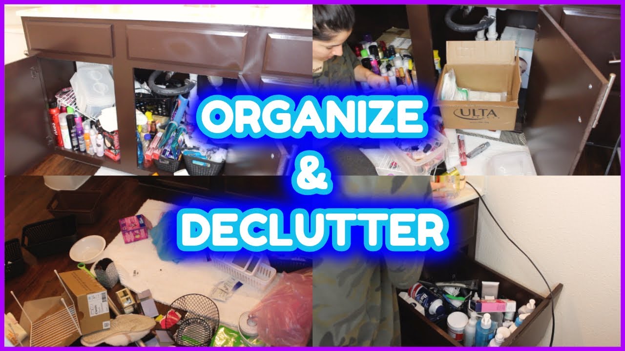 Clean My Bathroom With Me Organize And Declutter Kira K Youtube