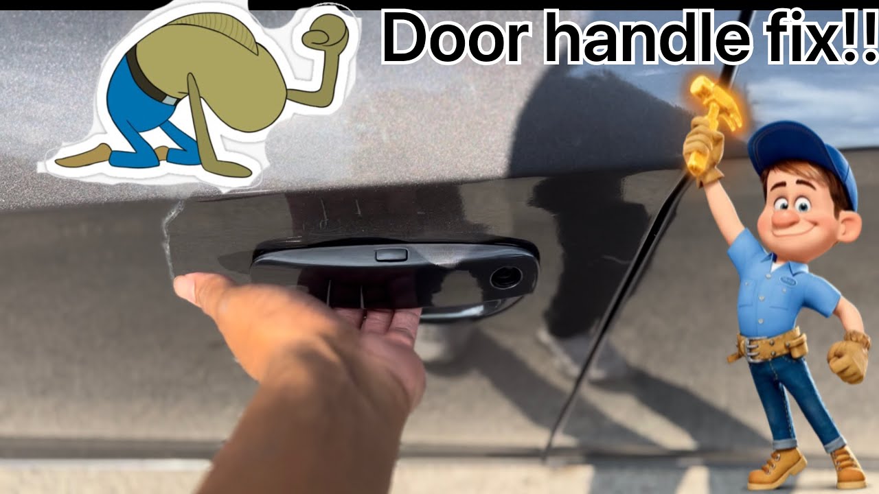 How to 11-23 dodge charger door handle fix - YouTube