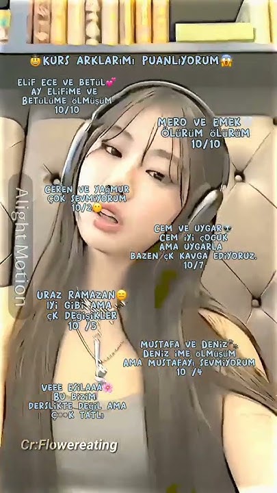 kurs arklarımı puanlıyorum |tutar mı? #fypシ #global #imnotcool #itzy #fancam #keşfet #mizdy # ...