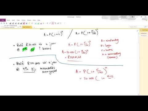 Finansiele wiskunde - YouTube