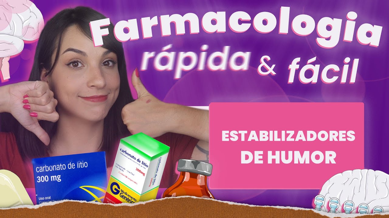 Estabilizadores de Humor | Aula 25 | Farmacologia do SNC rápida e fácil ...