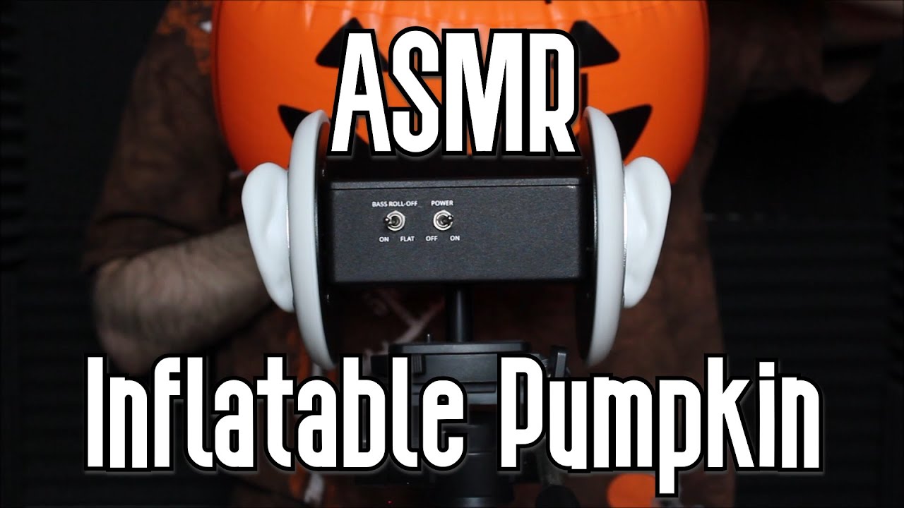 ASMR: 3Dio - Inflatable Pumpkin Tapping w/ Echo Effect - YouTube