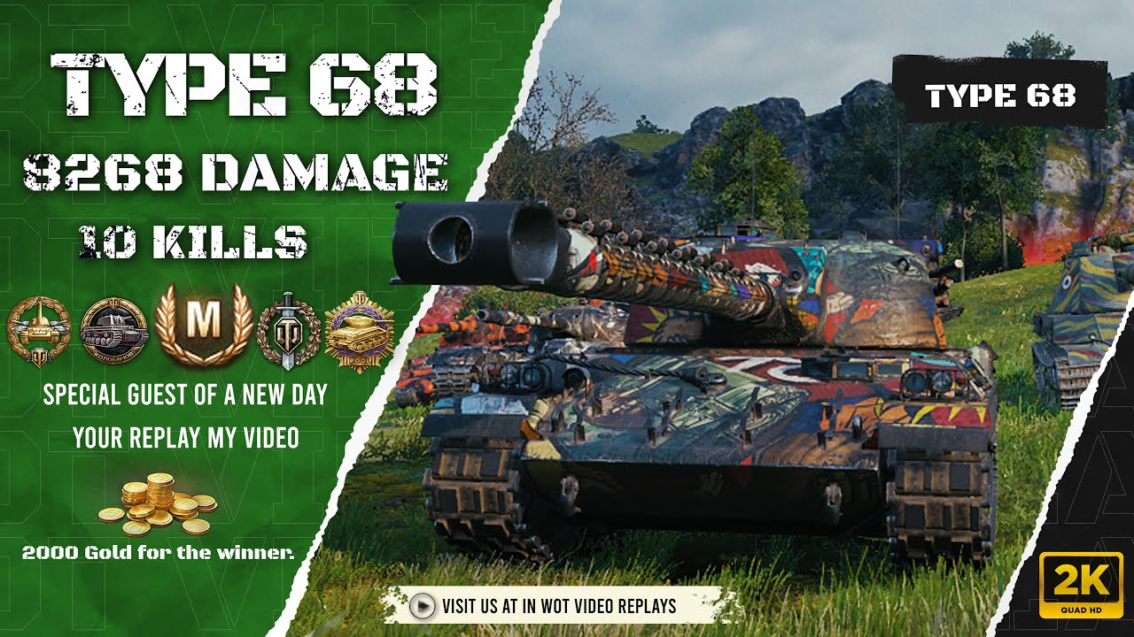 Lucky Type 68 Kolobanov's Medal World of Tanks (2025) - YouTube