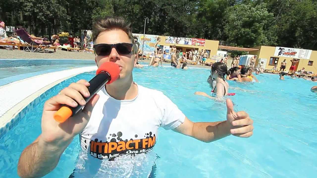 Premiera radio, Adrian Iacob ON AIR din piscina Ciric! - YouTube