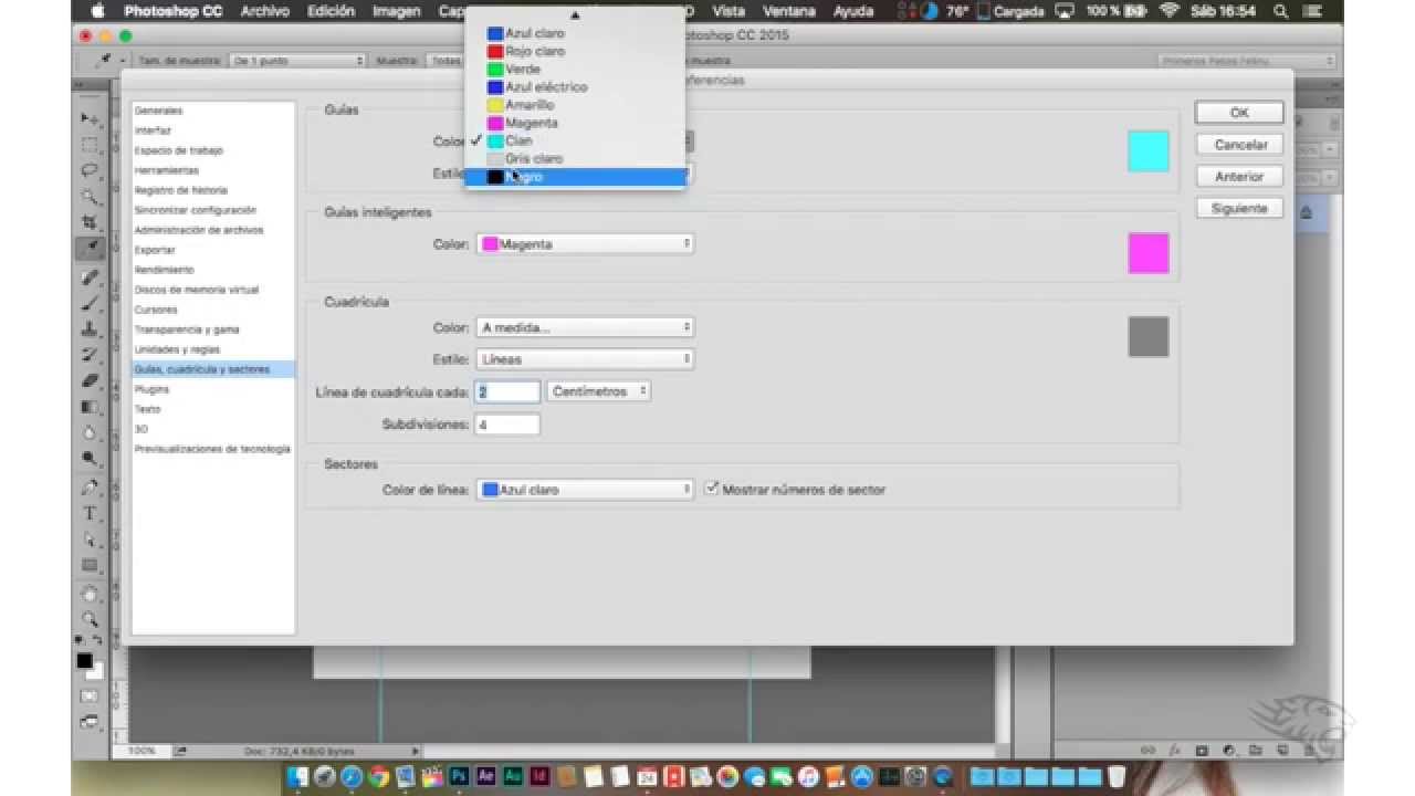 Tutorial guías en Adobe Photoshop CC 2015 - YouTube