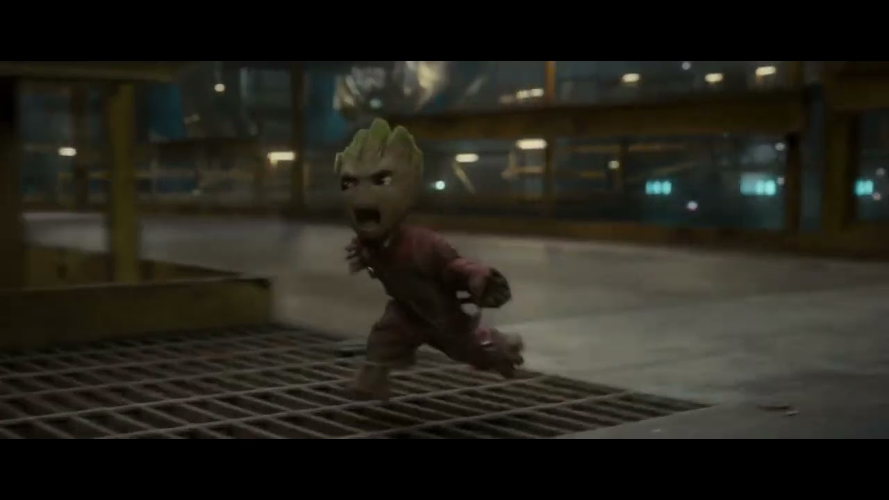 Baby Groot Chases and Kills a Ravager | Guardians of the Galaxy Vol. 2 ...