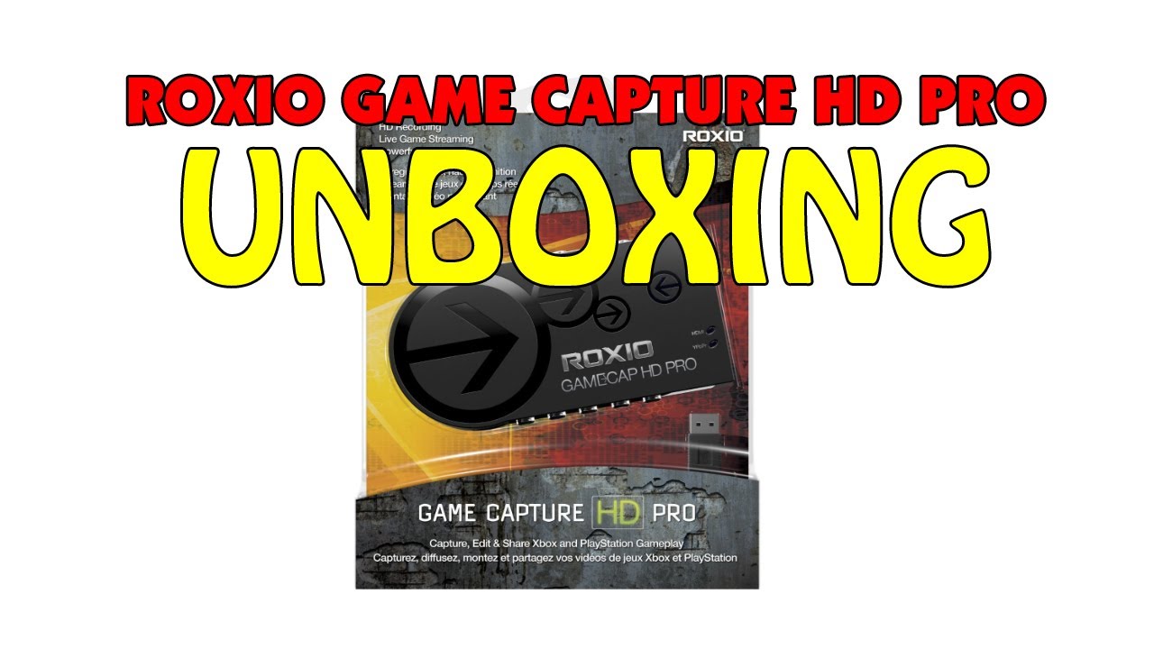 Roxio Game Capture HD Pro Unboxing & First Look - YouTube