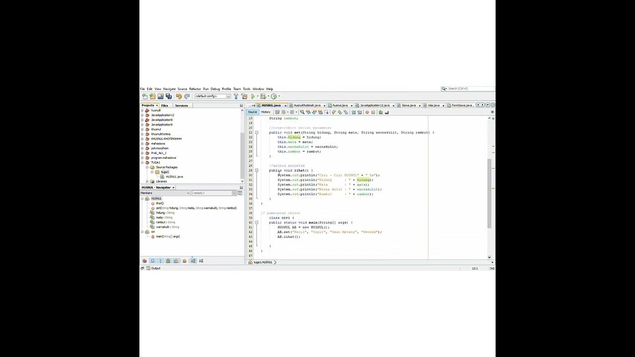 class, objek, atribut, method - YouTube