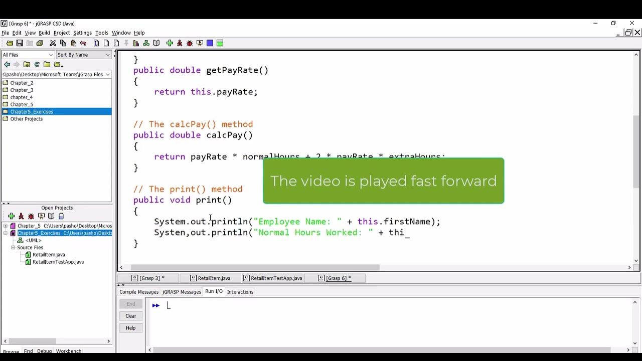 Lecture 72 - Chapter 6 - Employee Practical Example 4 - ITCS113 - YouTube