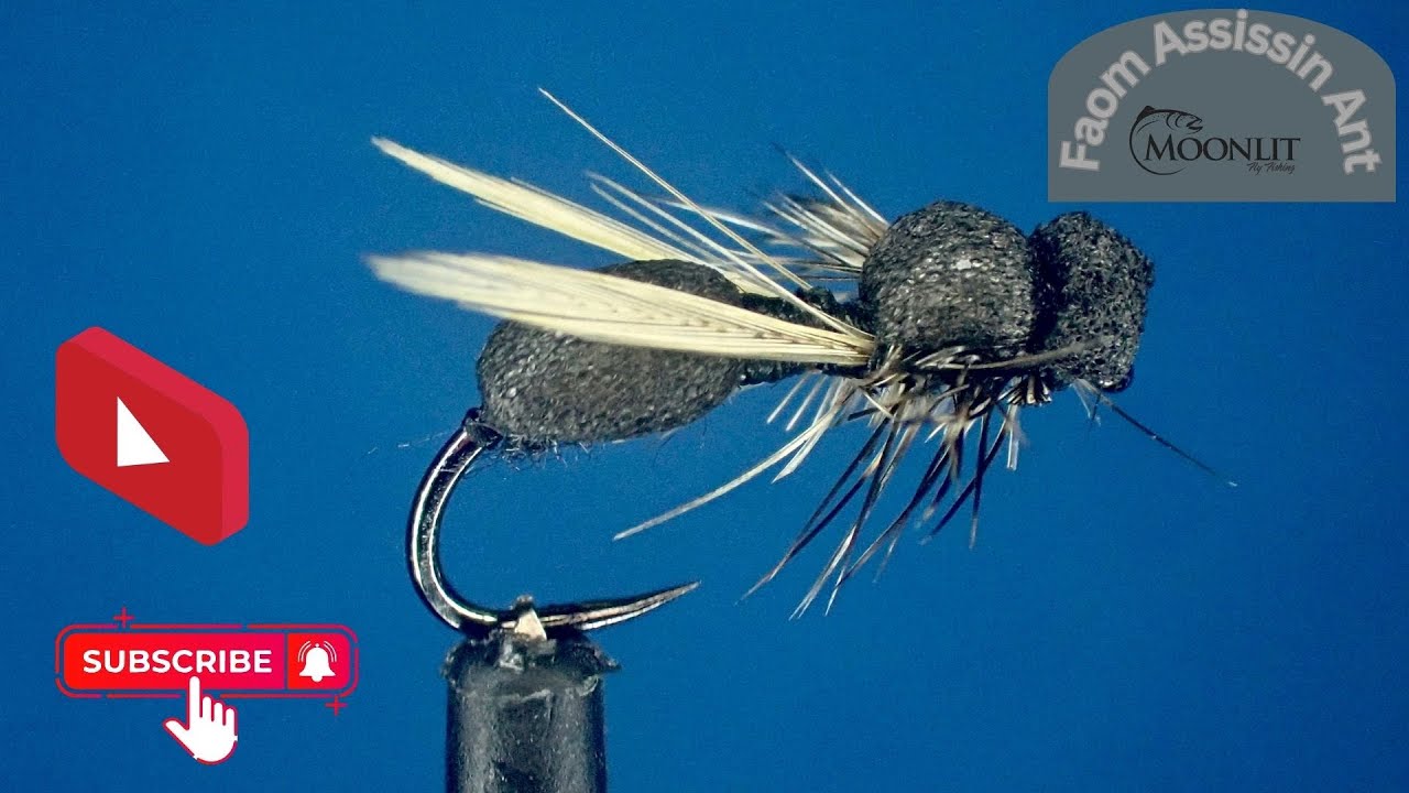 Foam Assassin Ant Fly Tying Tutorial with Moonlit Fly Fishing - YouTube