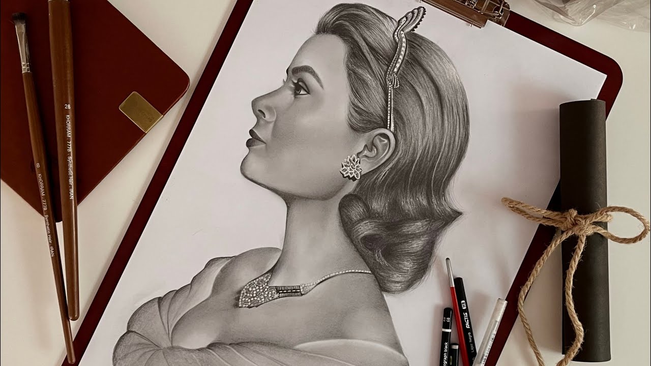 How to draw a face with details? - YouTube