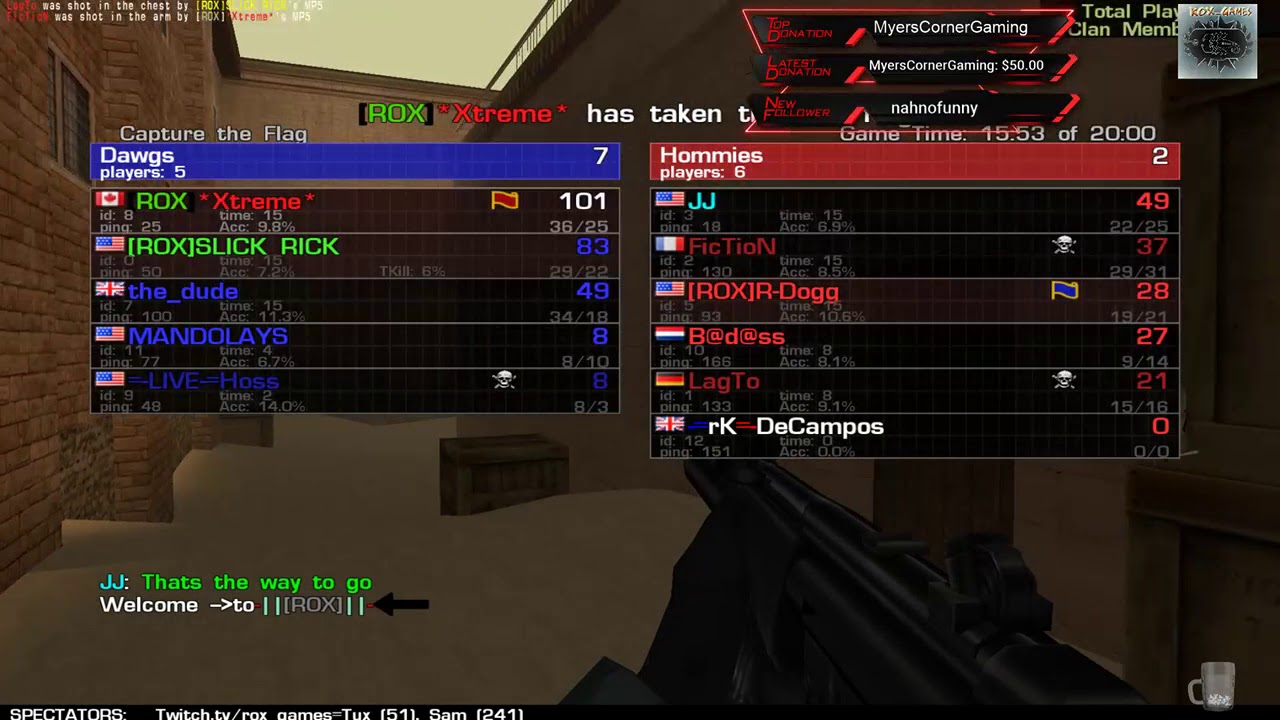 SoF2 ROXgaming Classic CTF server - YouTube