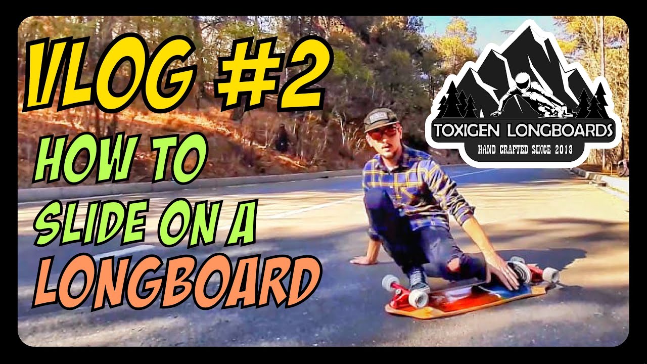 VLOG #2 - how to make a slide on a longboard? - როგორ გააკეთო სლაიდი ...