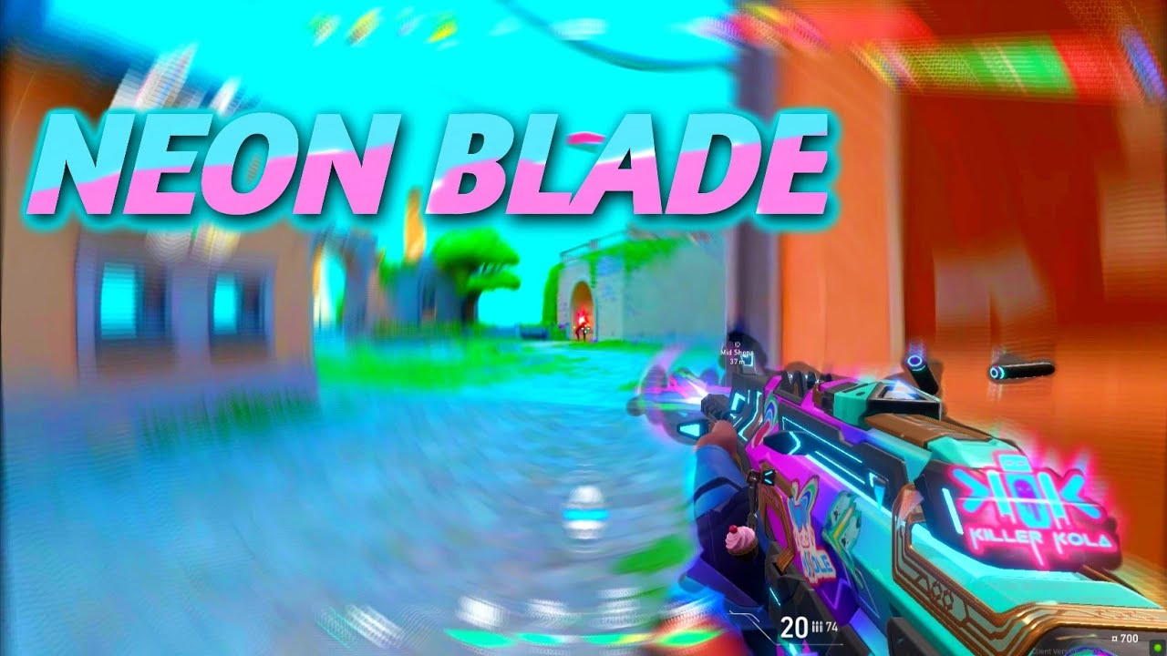 NEON BLADE X VALORANT || #valorant || #montage || #NoSkills - YouTube