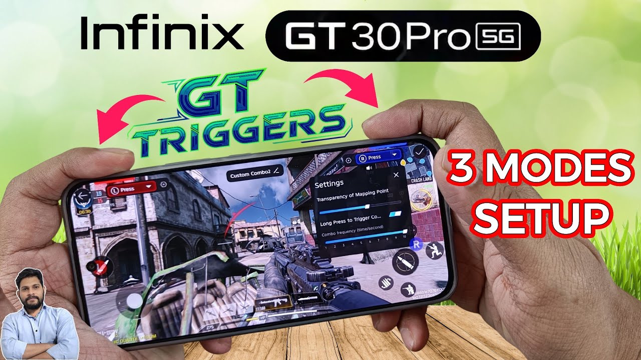 Infinix GT 30 Pro 5G : GT Triggers Setup For Games - YouTube