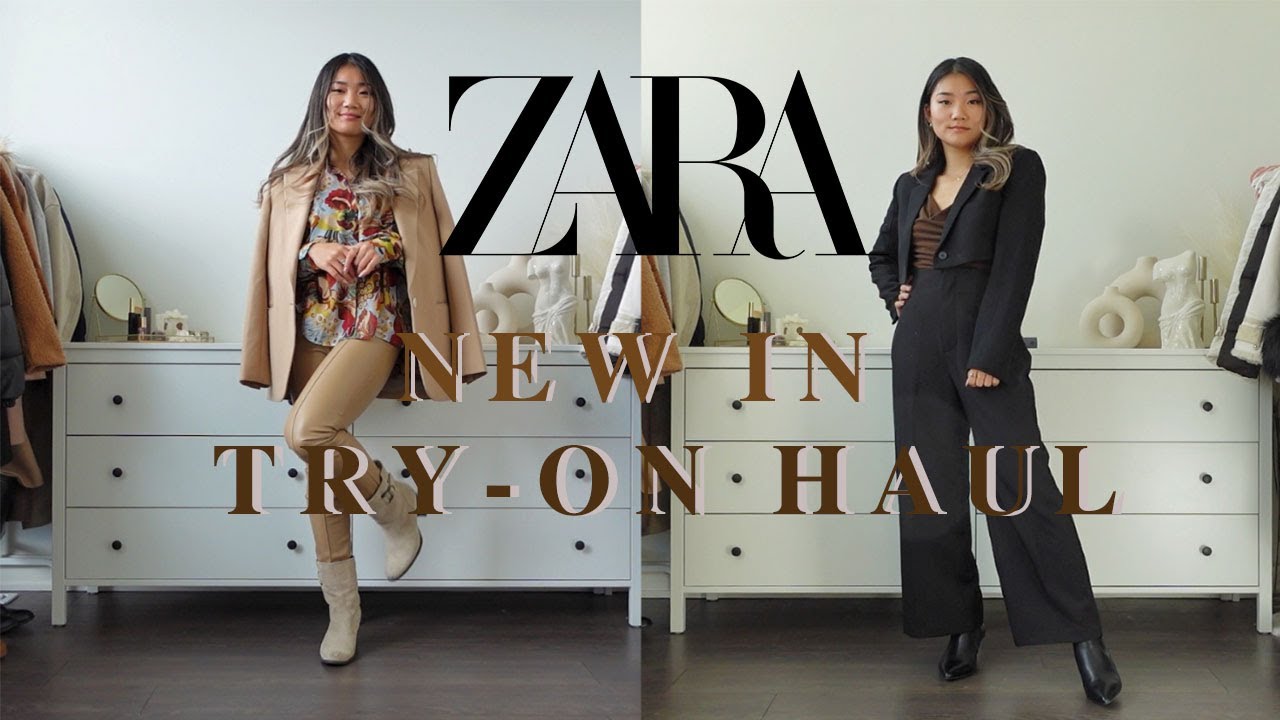 ZARA NEW IN TRY ON HAUL | PART 1 | Ayaka Styles - YouTube