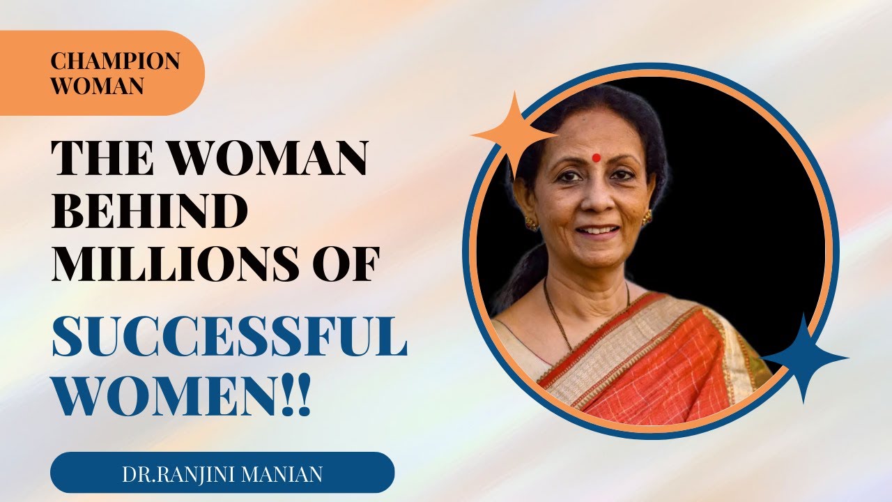 Meet our Founder Dr.Ranjini Manian : "The Woman who transformed the ...