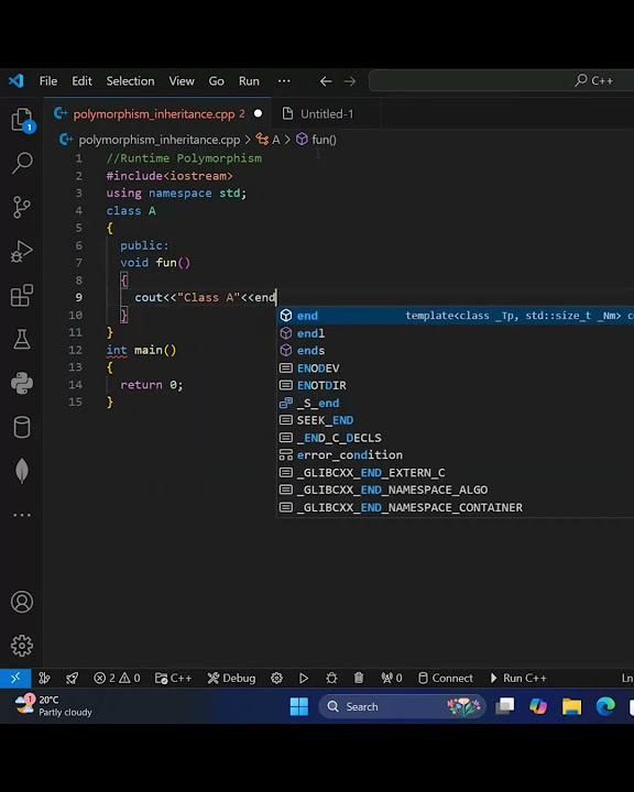 Runtime Polymorphism In Oop Cpp Codewithveer Cppcoding Programming Oopsconcept Coding