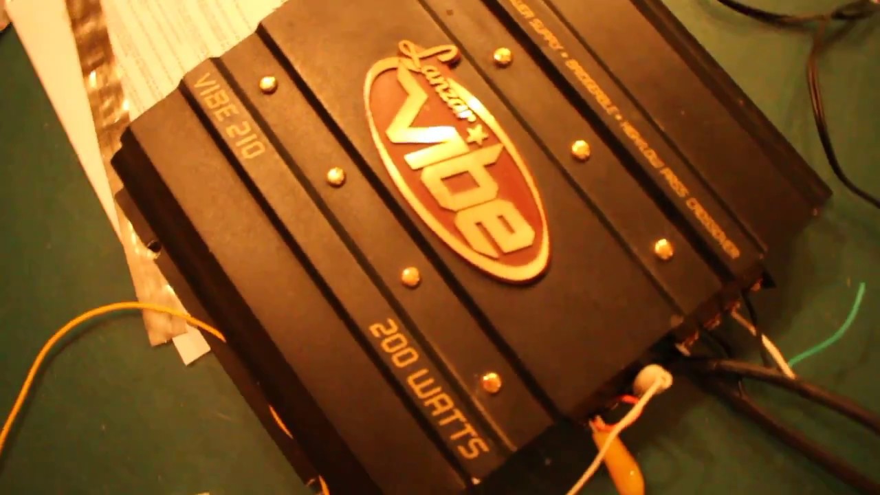 Lanzar Vibe 210 Amp The Crunch 10" Subwoofers Demo - YouTube