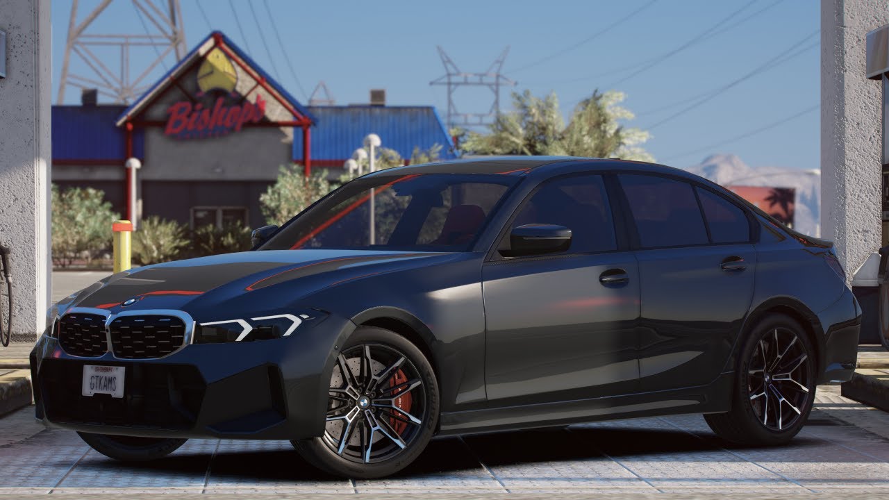 Uber 2023 BMW 330i LCI ( Facelift ) - NVE GTA 5 - YouTube