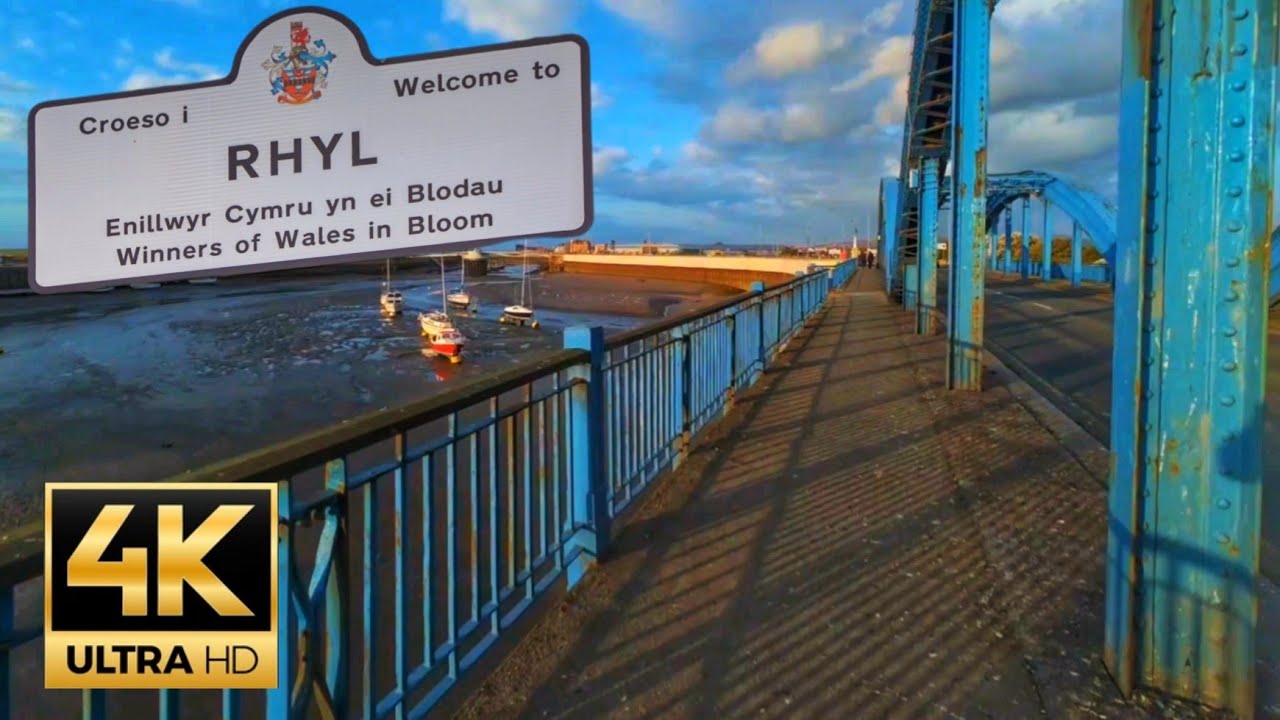 Towyn to Rhyl Walking Tour in 4K - Wales | Pub Crawl - YouTube