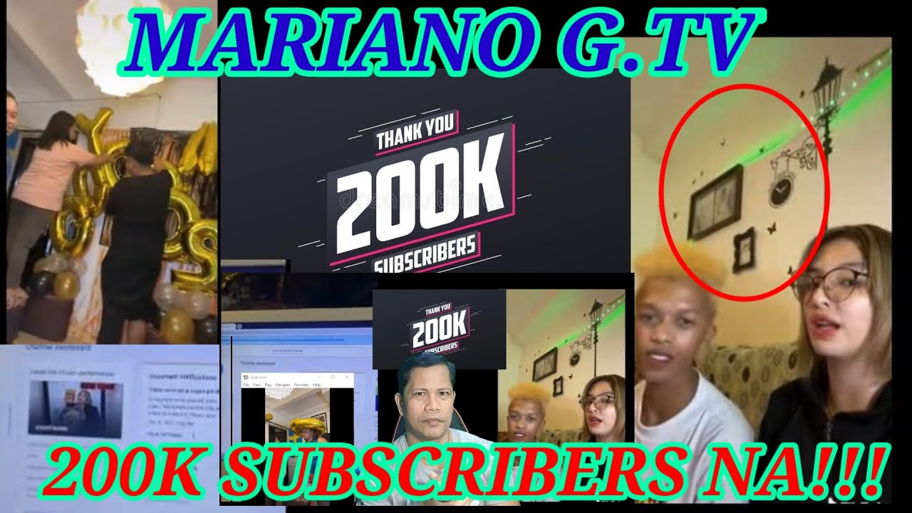 MARIANO G.TV.. 2OOK BAGONG MILESTONE - YouTube